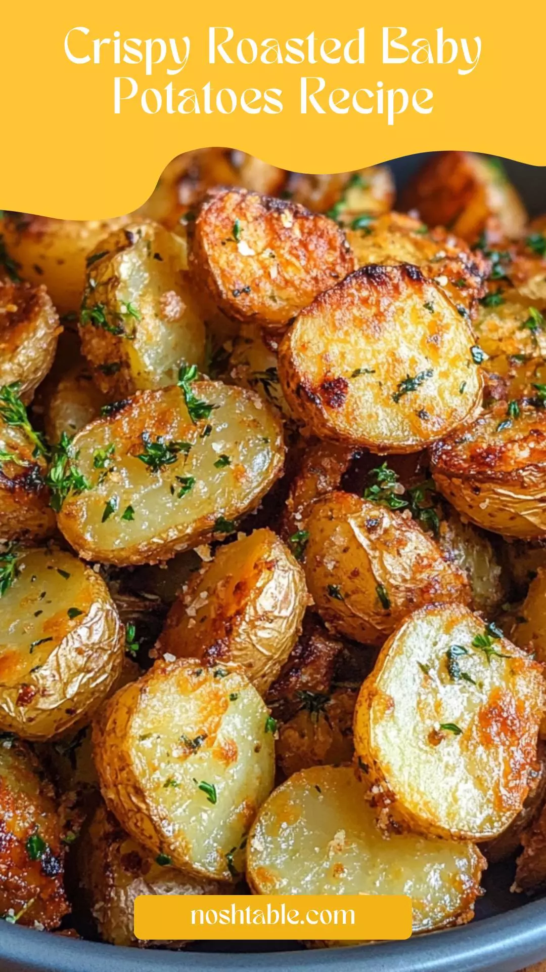 Crispy Roasted Baby Potatoes Recipe – Nosh Table