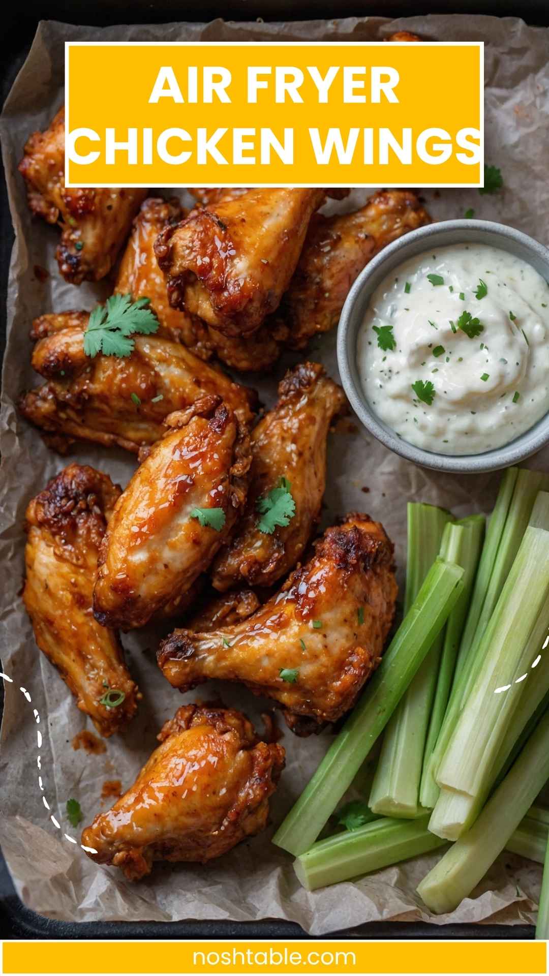 Air Fryer Chicken Wings - Nosh Table