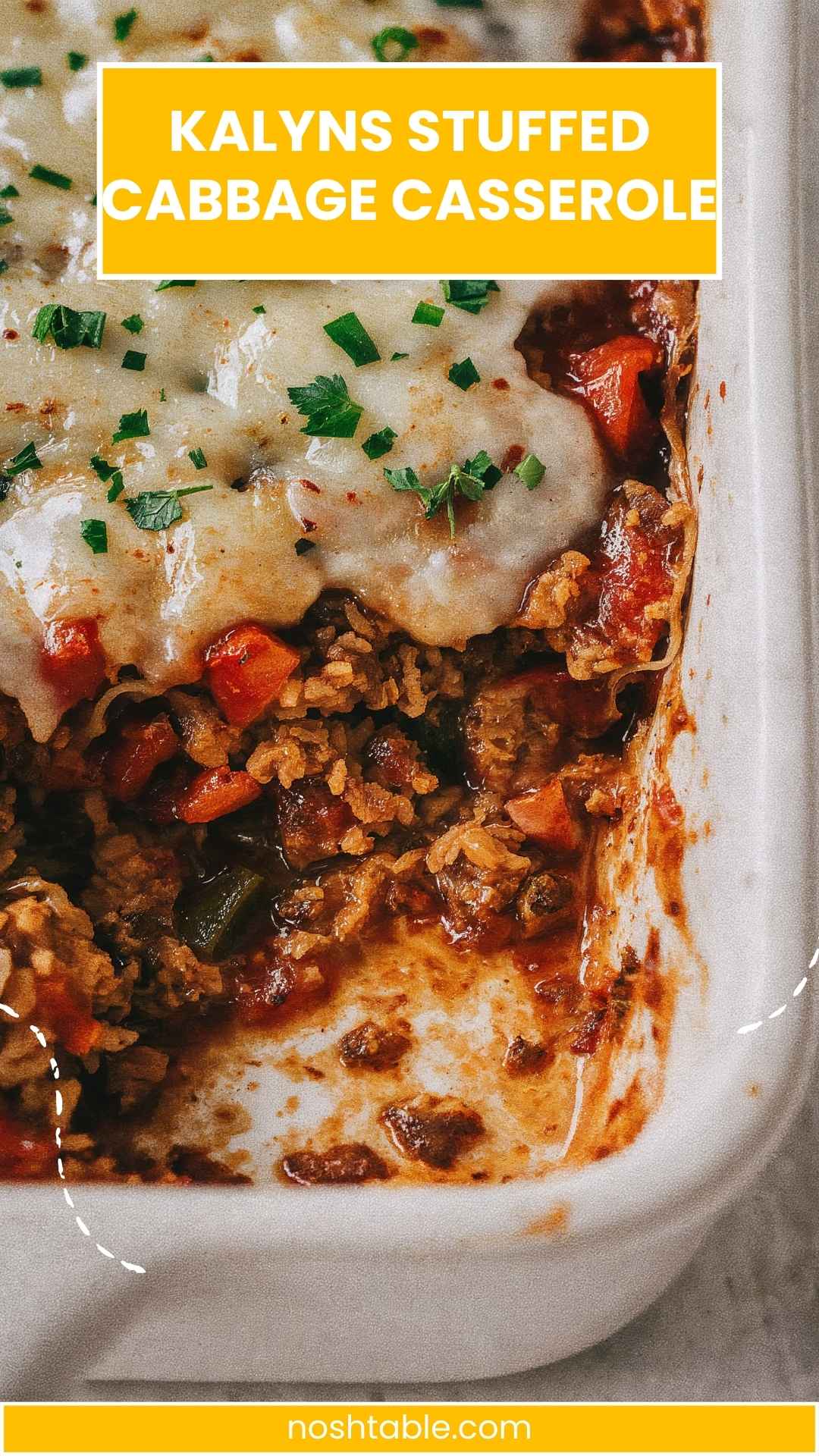 Kalyn's Stuffed Cabbage Casserole - Nosh Table